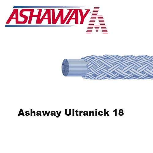 Ashaway UltraNick 18 Squash Strings - 1 set 9 m