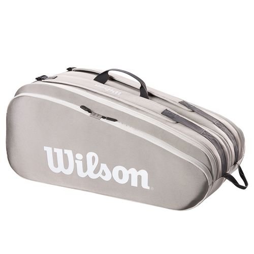 Wilson Tour 12 Pack racket bag - Stone - SQUASH RACKET BAGS - SQUASHGEARpro